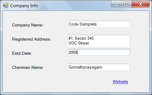 Dot Net Tips And Tricks C C Sharp Tips And Tricks Hyperlink Control In