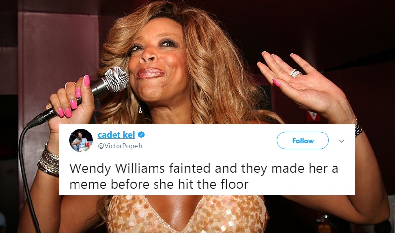 The most hilarious Twitter reactions to Wendy Williams fainting on Live ...