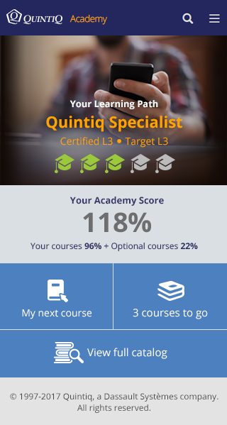 Quintiq Academy mobile ~ MeiLing's Creation