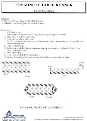 moonsilk stitches: Finally--some stitching to show! And a table Runner ...