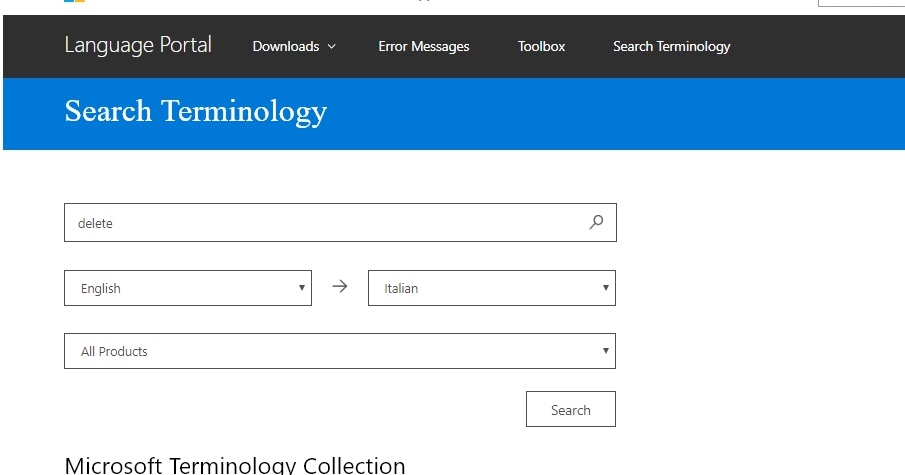 About Translation: The Microsoft Language Portal has a new look