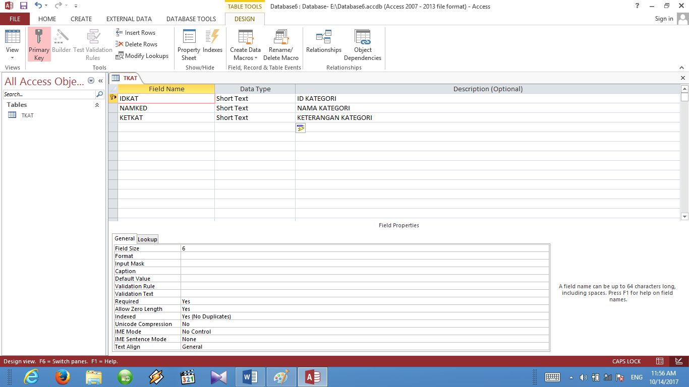tutorial pembahasan dasar microsoft access 2013 - Adipustaka