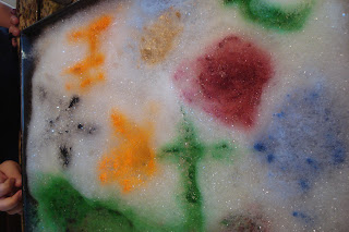 Homeschooling TnT: Painting soap suds
