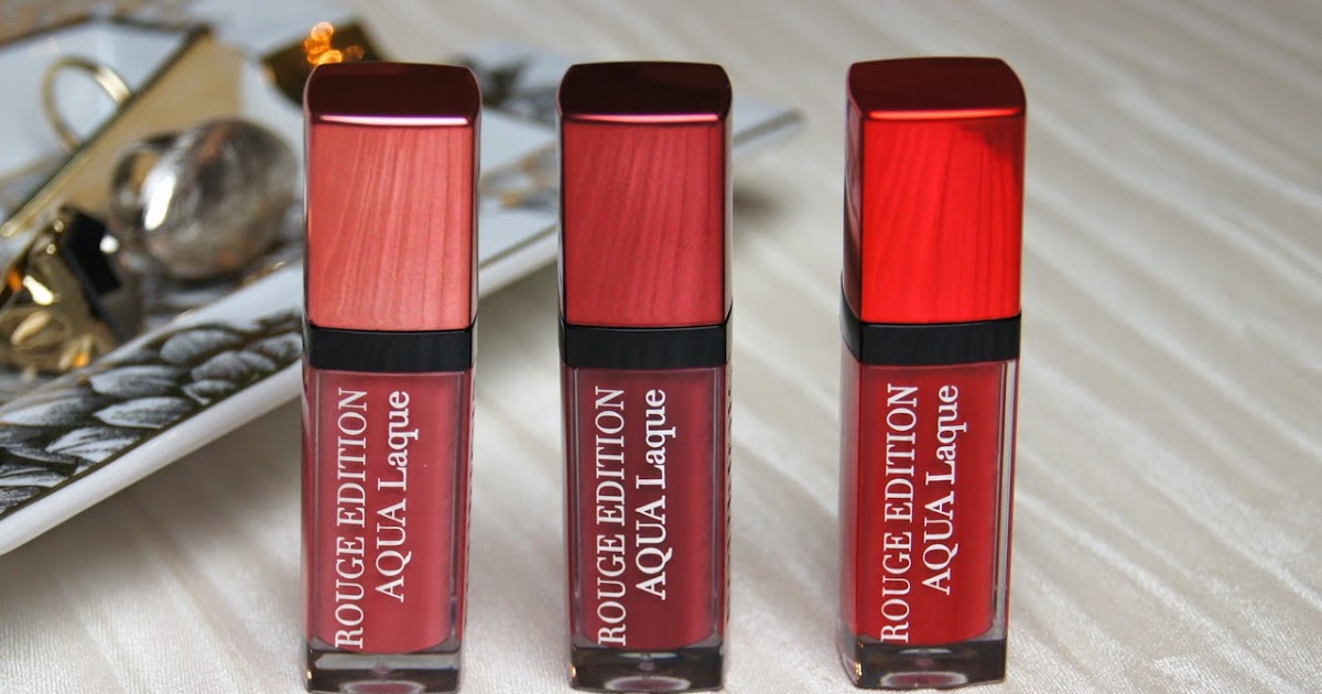 Bourjois Rouge Edition Aqua Lacque Review + Swatches | AliceGraceBeauty ...