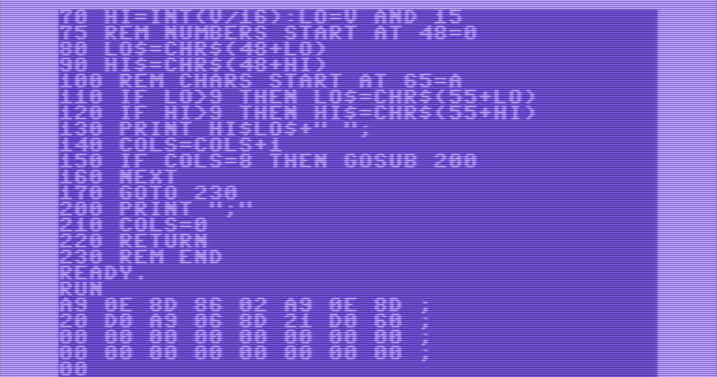Art and Depression: Adventures in Commodore 64 Basic
