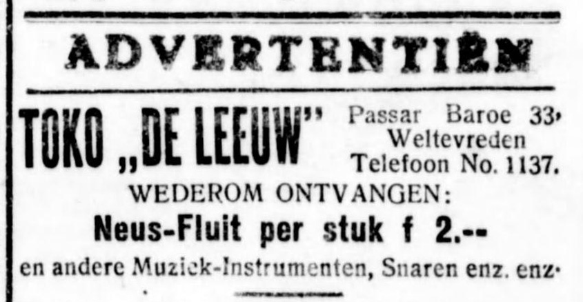 noseflute.org: Dutch advertisements - Part I: The Colonies