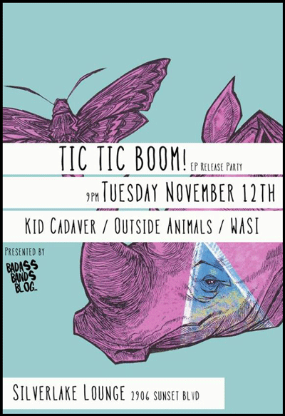 Show Alert: Tic Tic Boom! EP Release Party 11/12 | HIP Video Promo