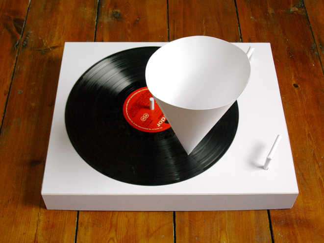 Check The Cool Wax: Record Player Papercraft?