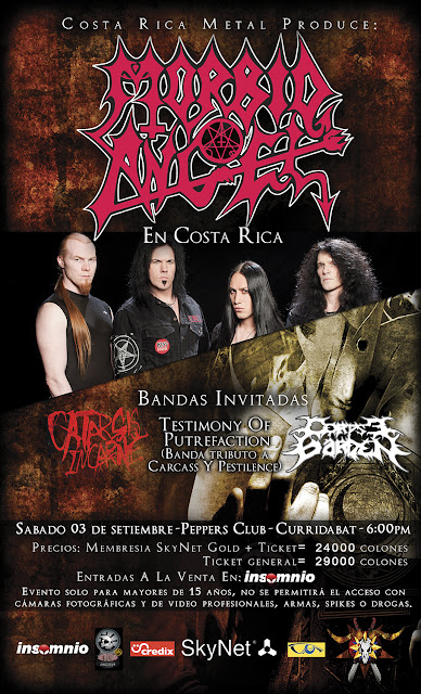 Morbid Angel en Costa Rica - PandemoniuM TV