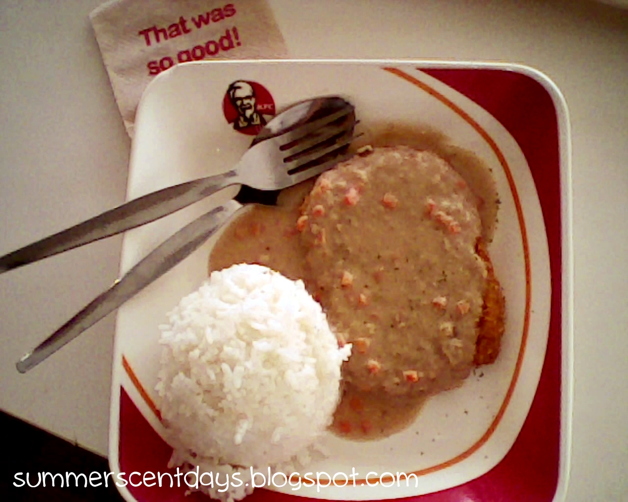 Travels of Sharm: KFC Chicken Chops