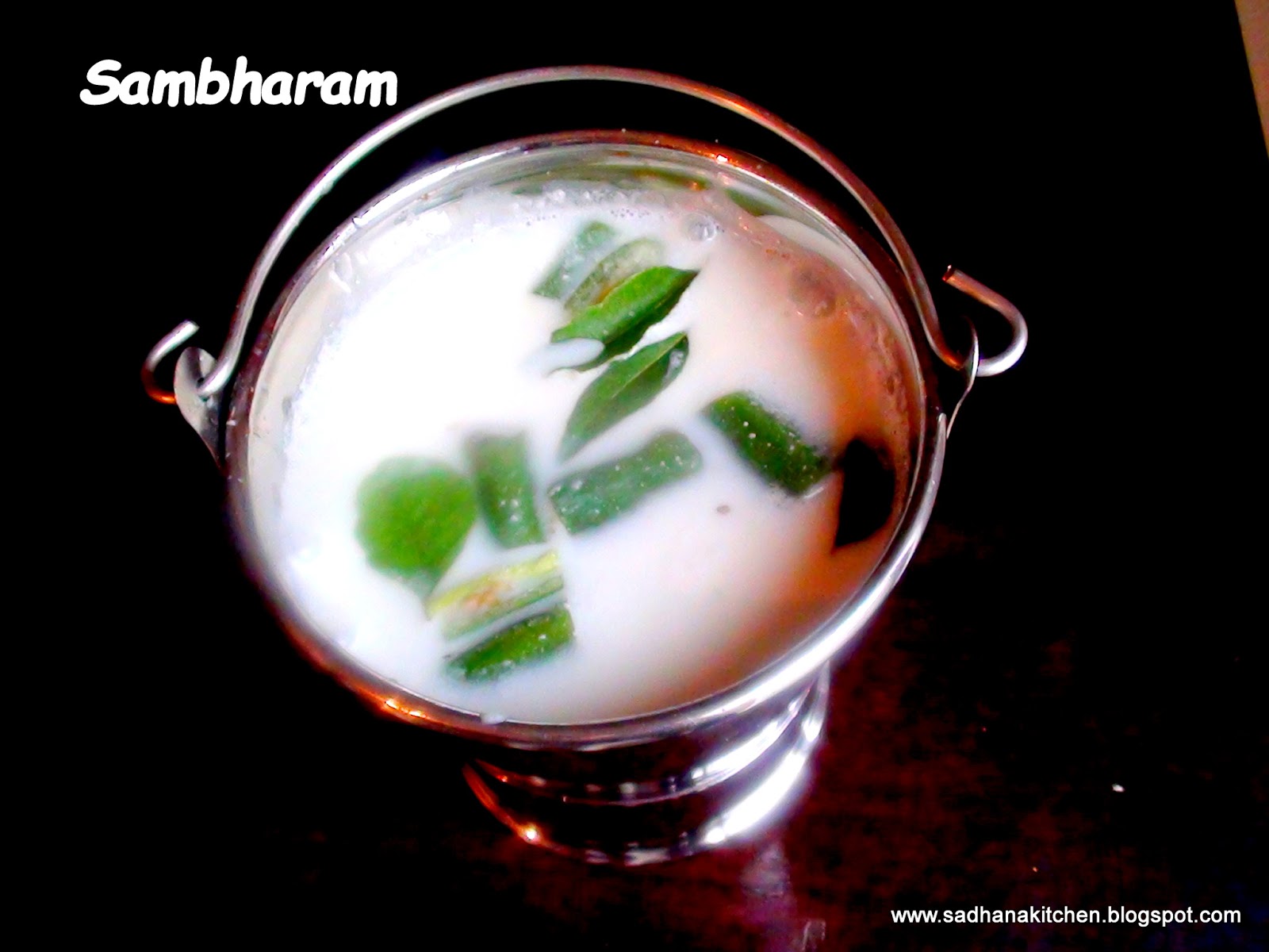 Madappalli - Temple's Kitchen: 490:Sambaram/Spiced Buttermilk