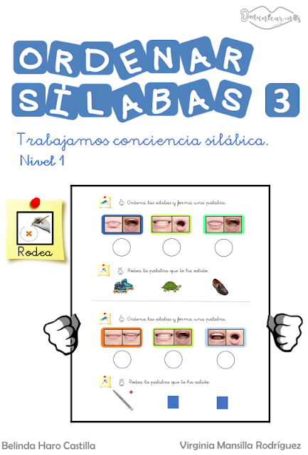 Asómate Más Allá: MATERIAL IMPRESO: ORDENAR SÍLABAS