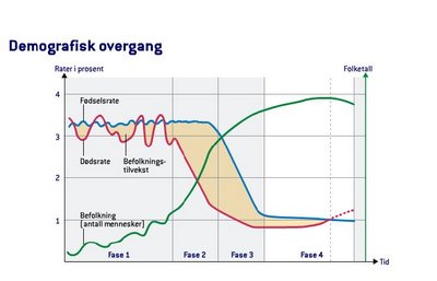 Geografioppgave: Den demografiske overgangen