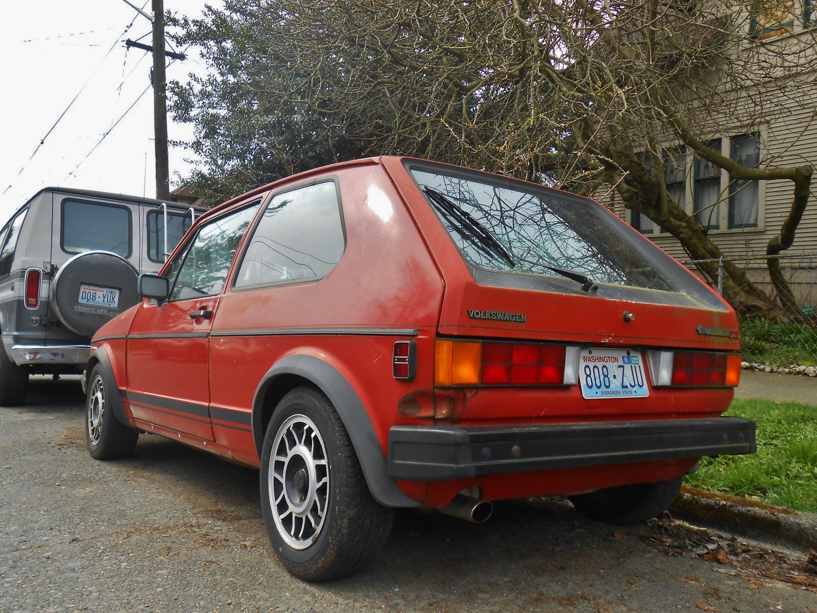 Seattle's Parked Cars: 1983 VW Rabbit GTI