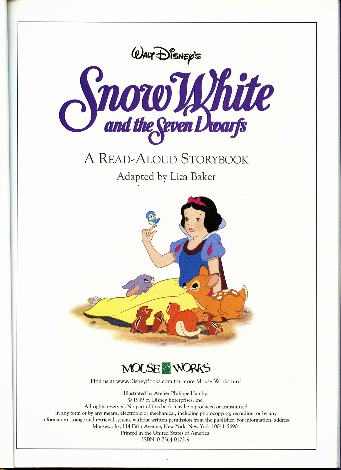 Filmic Light - Snow White Archive: Snow White Read-Aloud Storybook