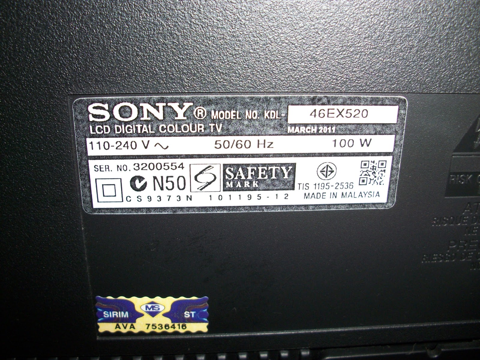 HOSPITAL Electronics TV Repairing And Sparepart: Repairing LED SONY ...