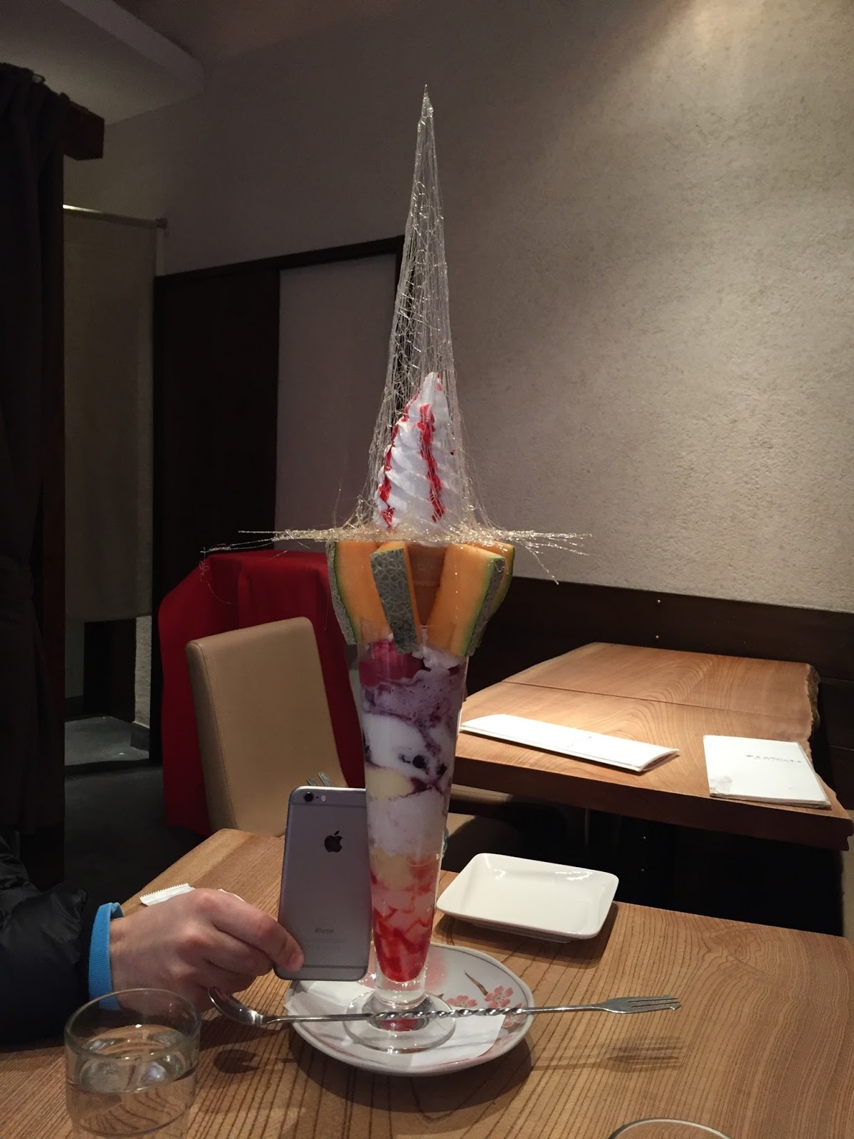 SkyTree Parfait From Sakura Cafe Mukou-Jima / さくらCafe Mukou-Jimaのスカイツリー ...