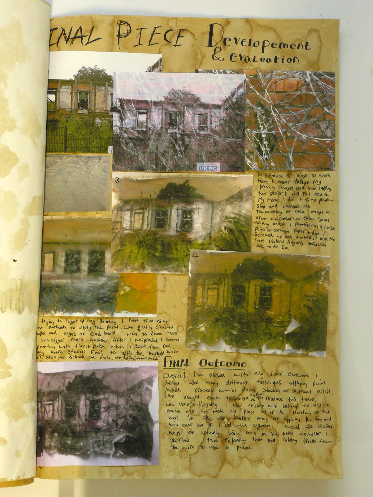 ArtHive: Example Fine Art Project: Unit 1 (AS coursework)