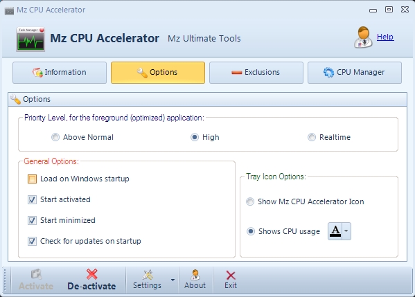Mz Cpu Accelerator 4.1 [Optimizar el uso de la CPU] | AccionGlobalXSoft ...