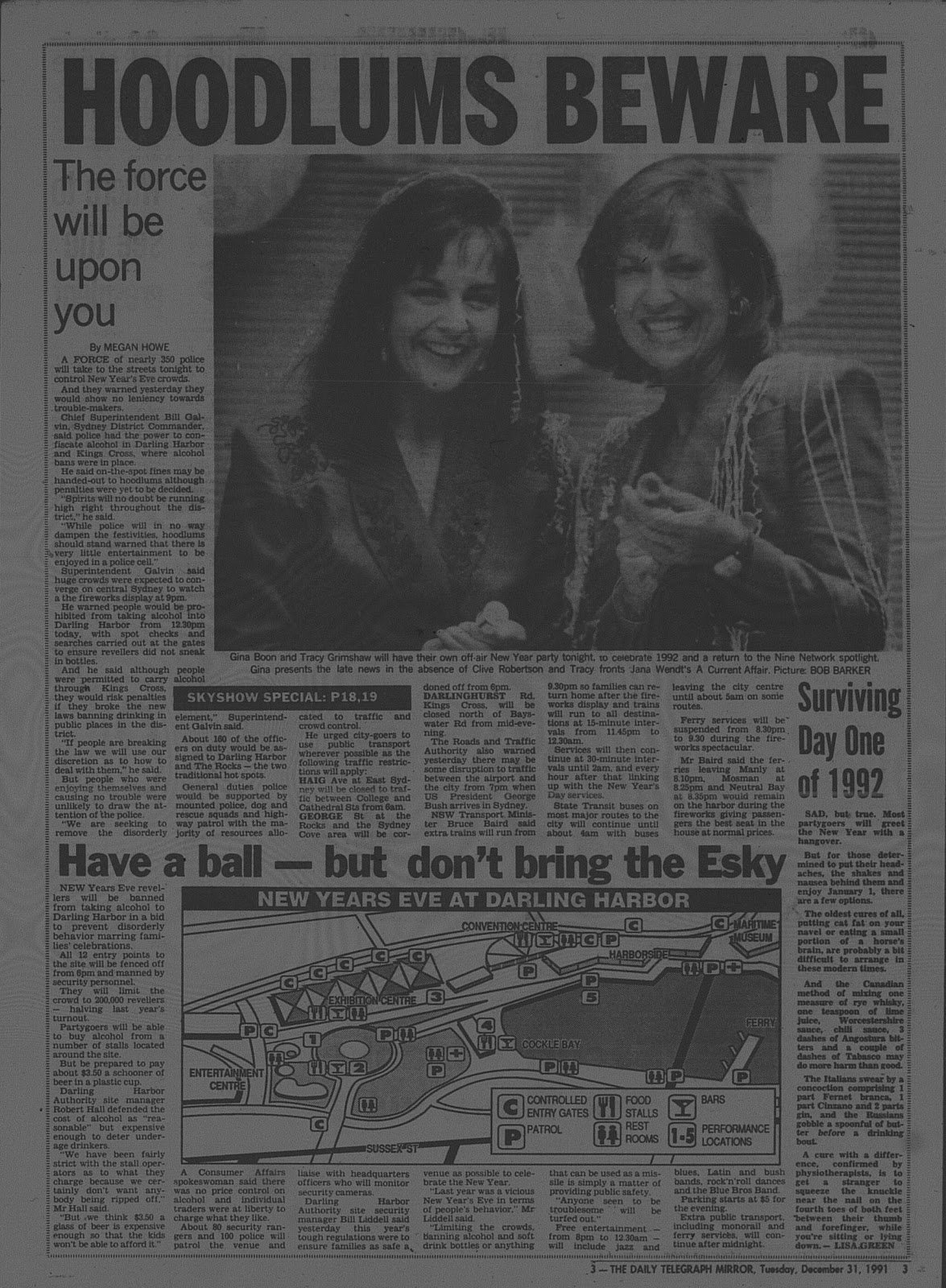 Fab Sydney Flashbacks: New Years Eve 25 Years Ago: 1991 (With a special ...