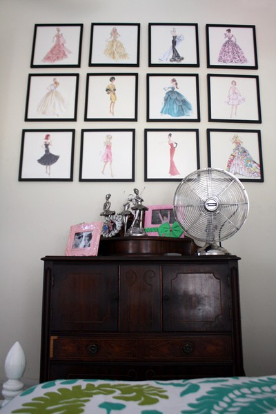 Let It Shine Design: Sewing / Craft Room Decor.. Bare Walls..Goodbye!