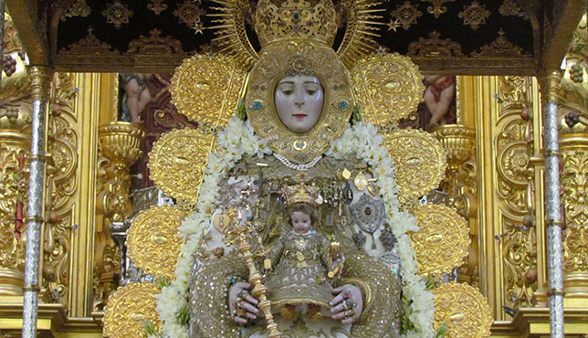 DEVOCIONES DE ESTEPA: EL ROSTRILLO EN LA VIRGEN DE LOS REMEDIOS