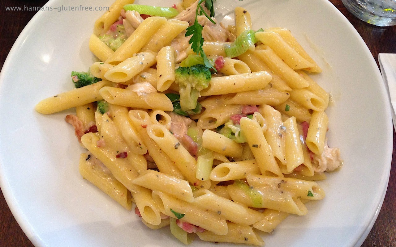 Hannah's Gluten Free : Prezzo - Gluten Free Menu