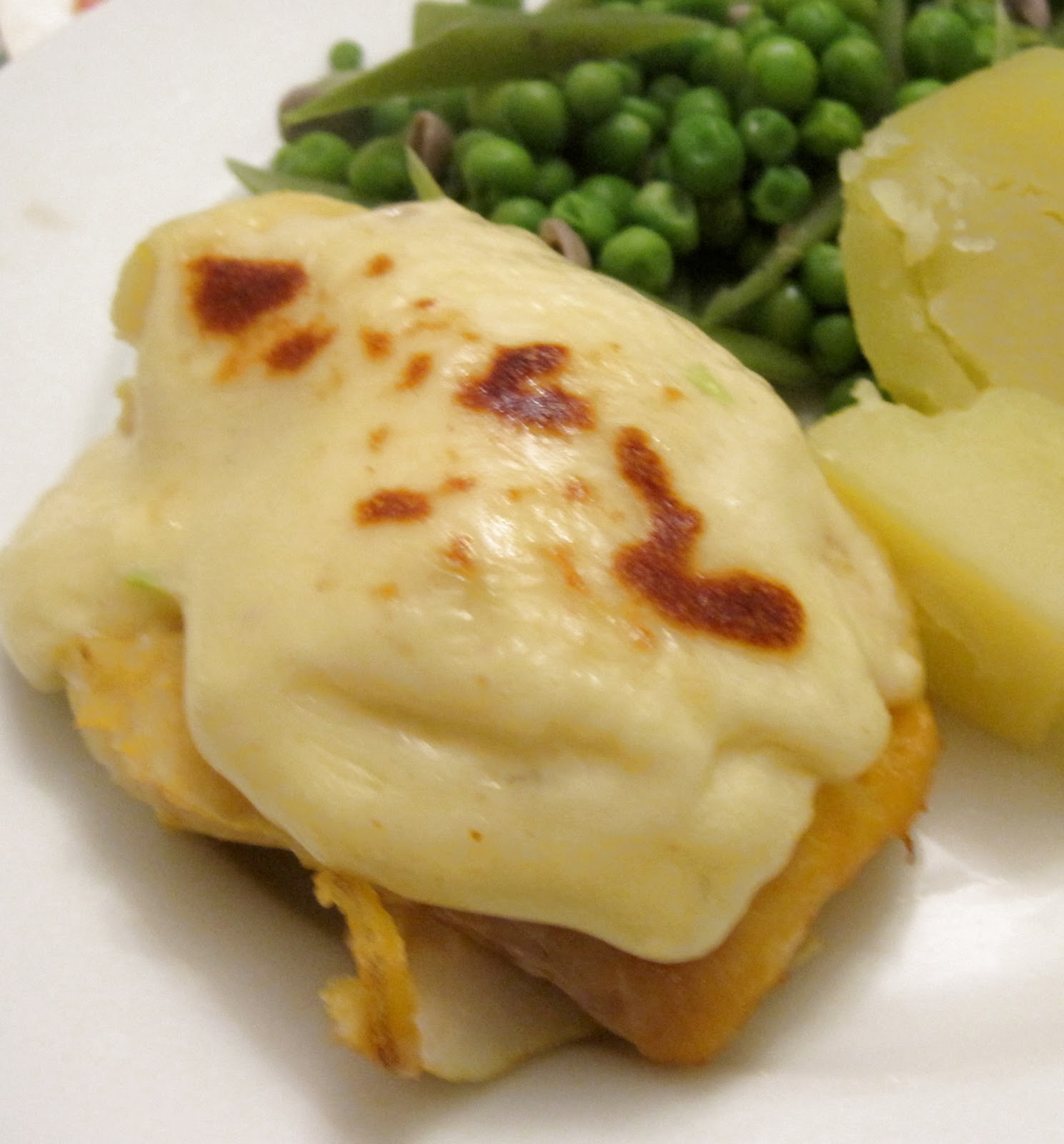 Lynne's Dinners : Smokey Cod with Cheese Rarebit topping - Saturday ...
