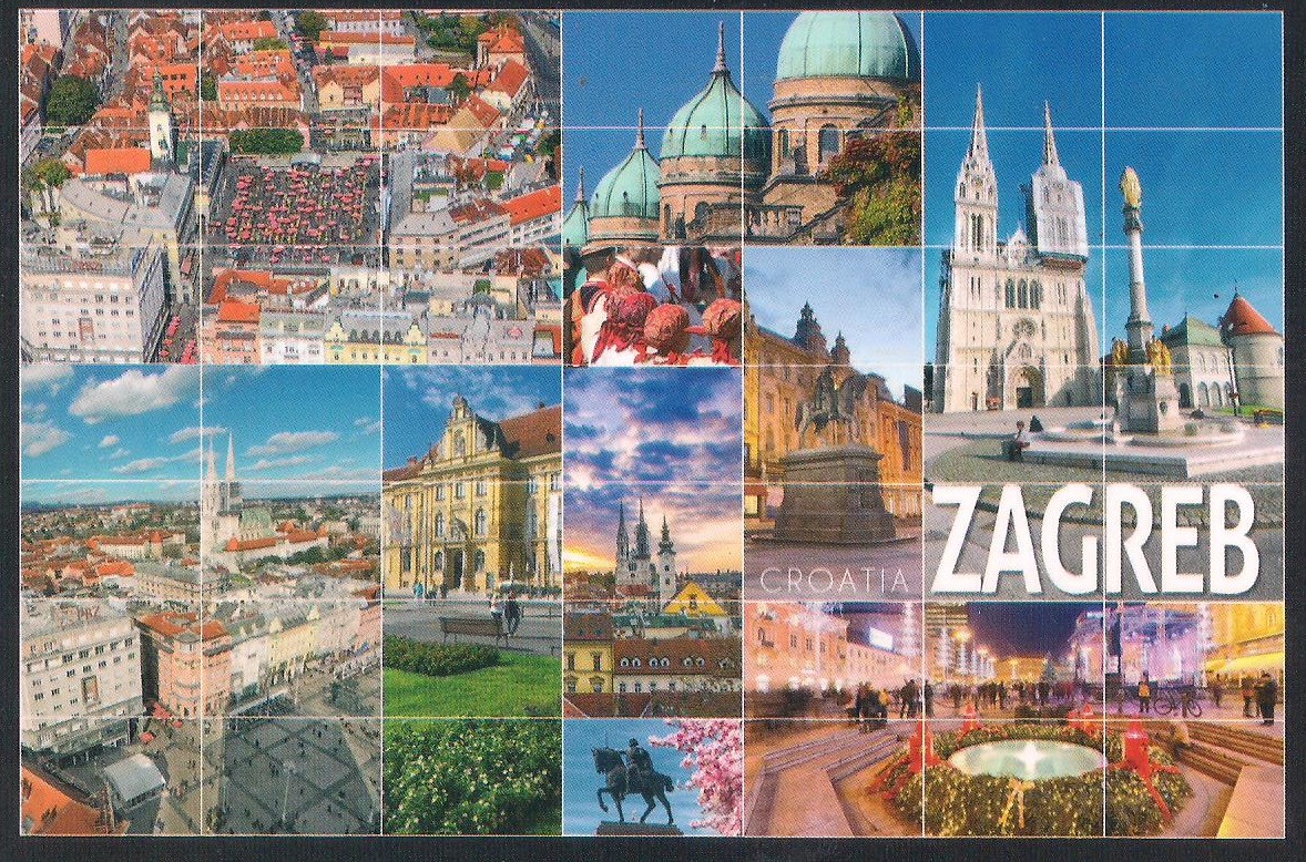 More POSTCARDS & STAMPS: CROATIA - Zagreb (Capital)