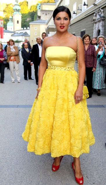 Opera Fresh: House of Basler Dresses Anna Netrebko in Couture Gowns