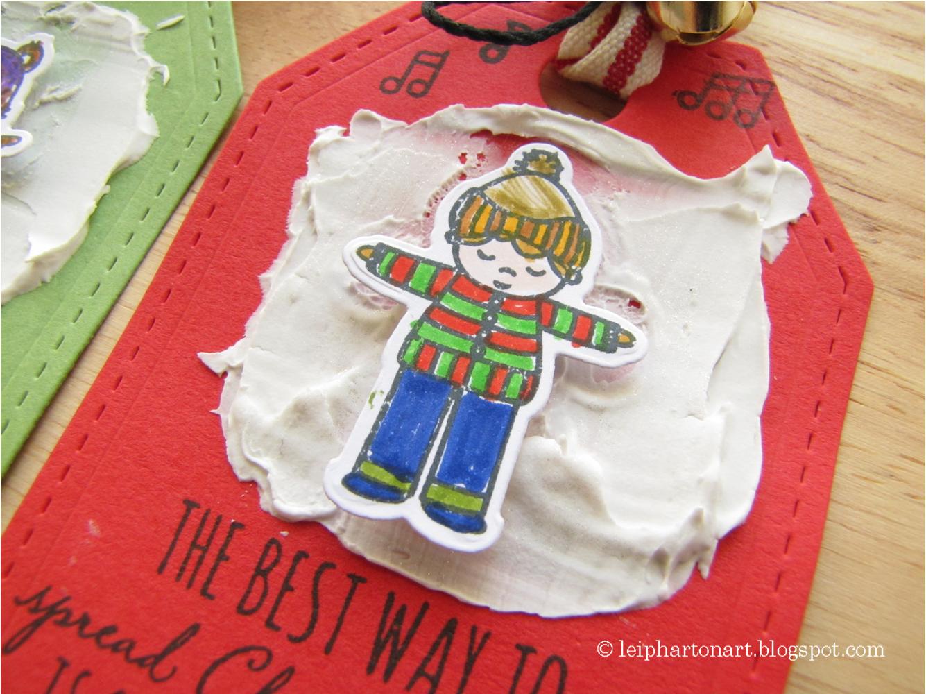 Emily Leiphart: {Crafts for Kids Video} Snow Angel Tags!