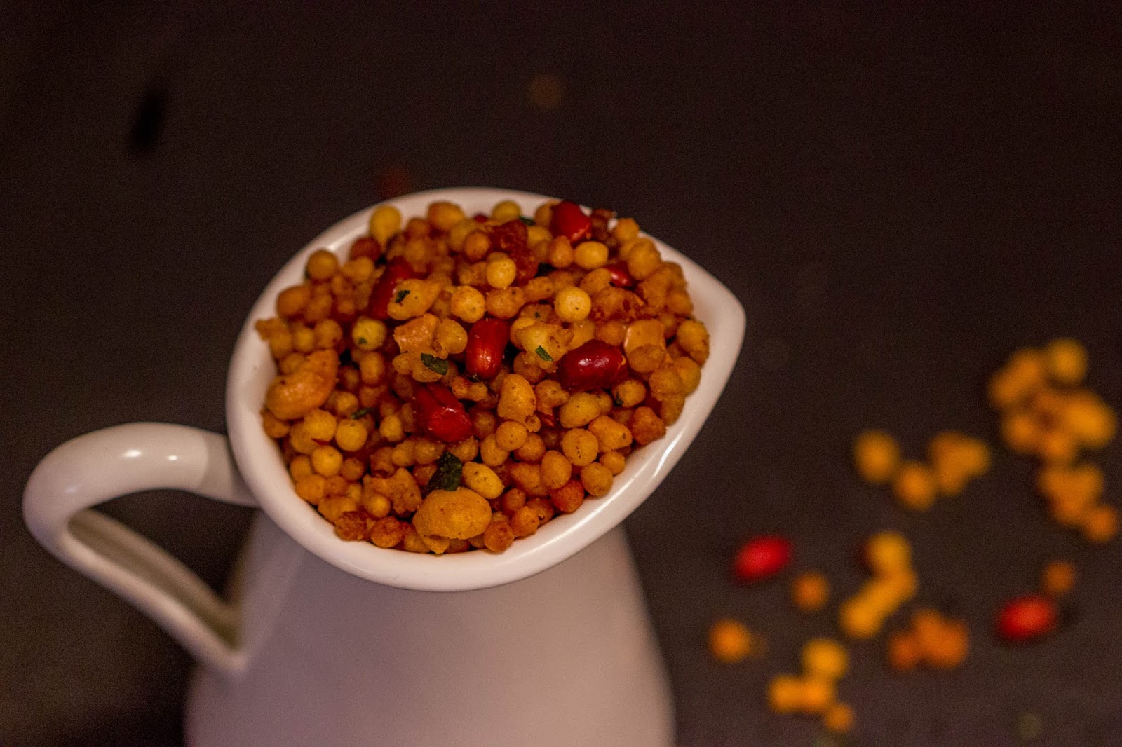 Lakshmi's Kitchen: Spicy Boondi Mixture/Khara Boondi Mixture