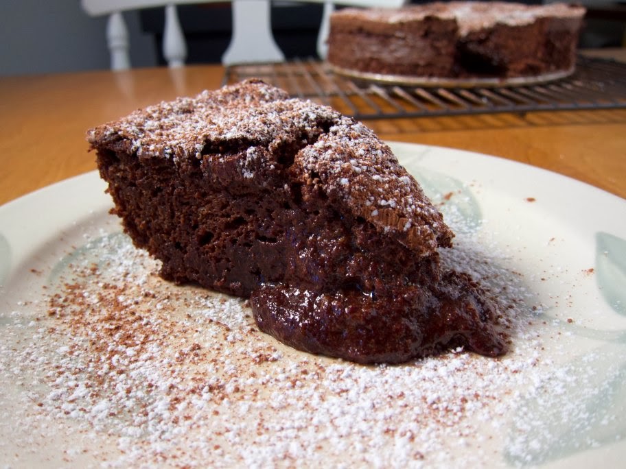 Gavin's Cooking: Chocolate Fallen Souffle Cake