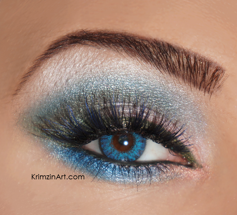 gambar perpaduan warna eyeshadow - Blake Nash