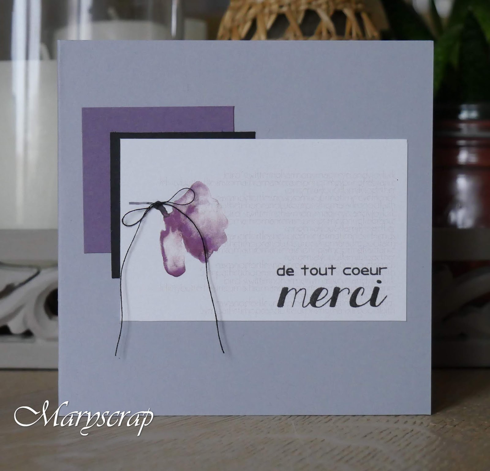 Maryscrap: Pour vous remercier.....