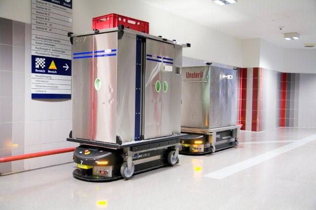 WE ARE TA04 GROUP 3! . :): Meal carts & AGV.