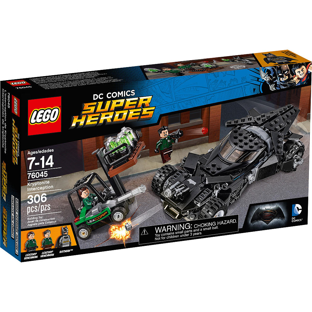 LEGO LEGOS LEGOES DC Comics Super Heroes Kryptonite Interception (76045 ...