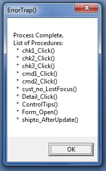 Assigning Module Level Error Trap Routines ~ LEARN MS-ACCESS TIPS AND ...