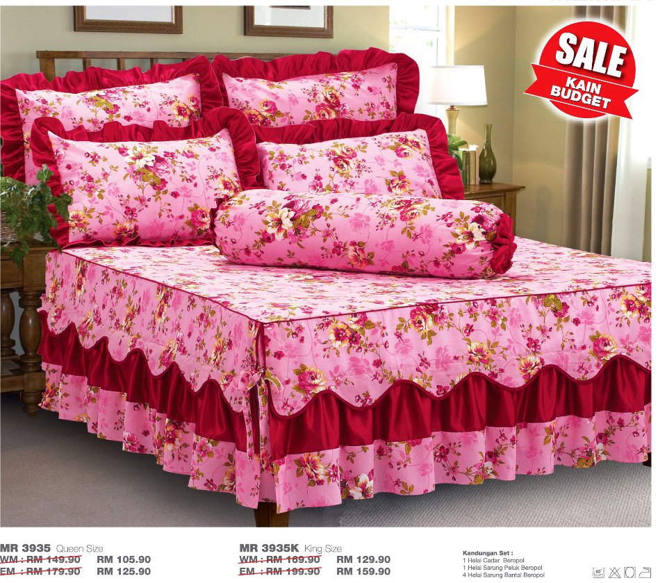 Kedai Cadar Ummi: SET CADAR ROPOL (king/Queen)--Jenama tempatan Augy&Oli