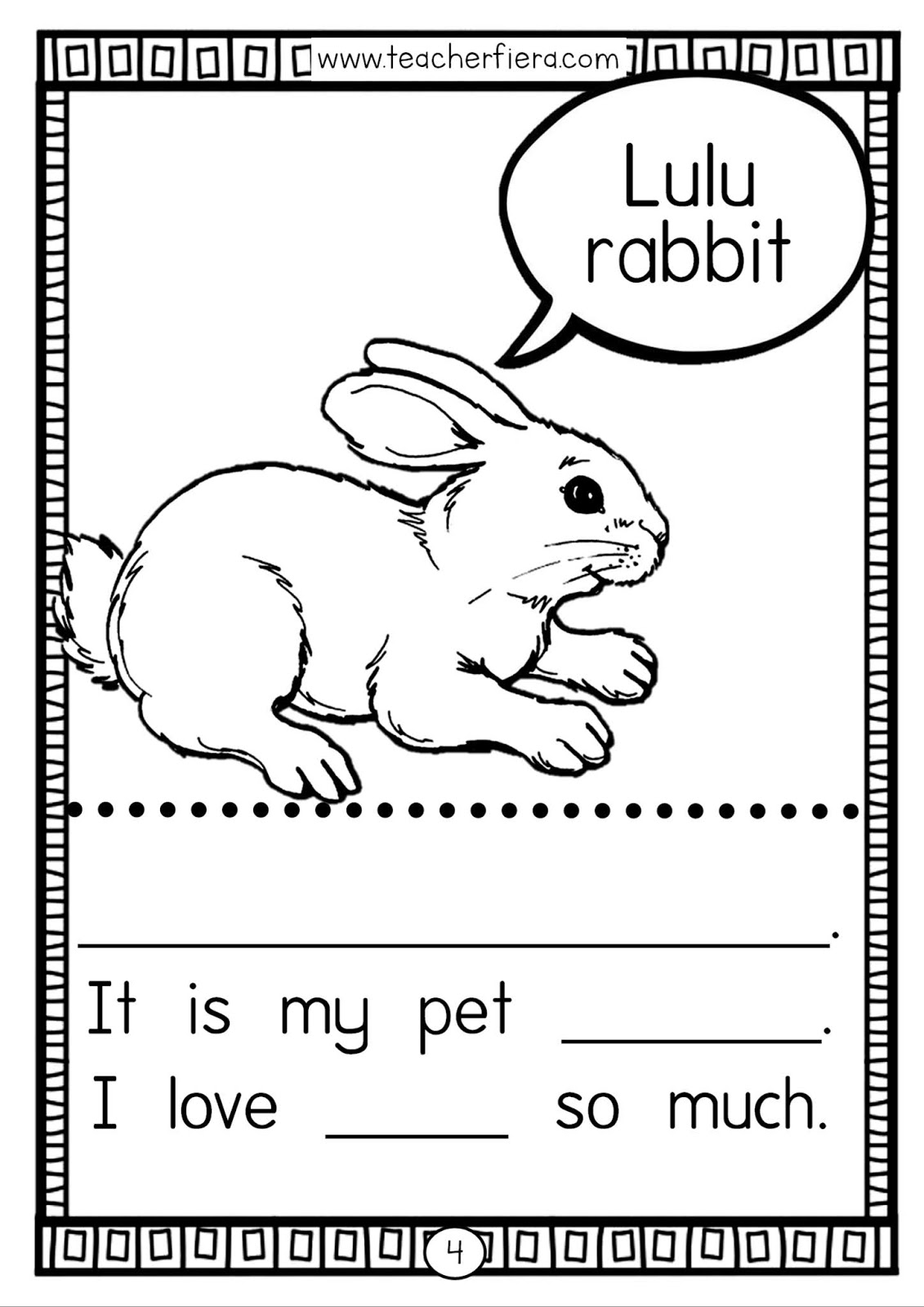 teacherfiera.com: MY WRITING PROJECT (PETS)