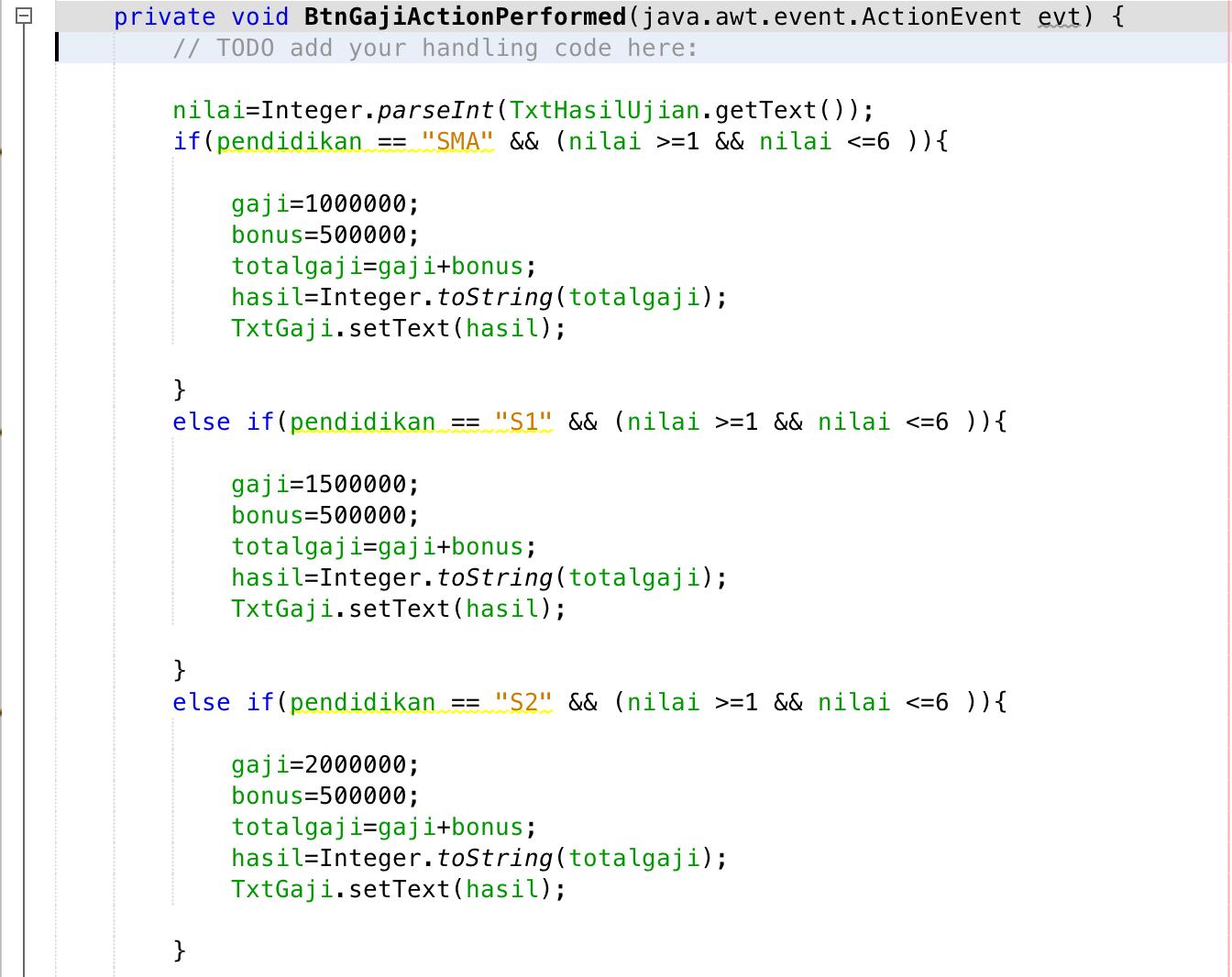 Membuat Aplikasi Desktop Sederhana Menghitung Gaji Karyawan ~ Ngoding Java Membuat Aplikasi Desktop Sederhana Menghitung Gaji Karyawan ~ Ngoding Java