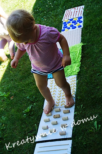 Sensoryczna mata DIY