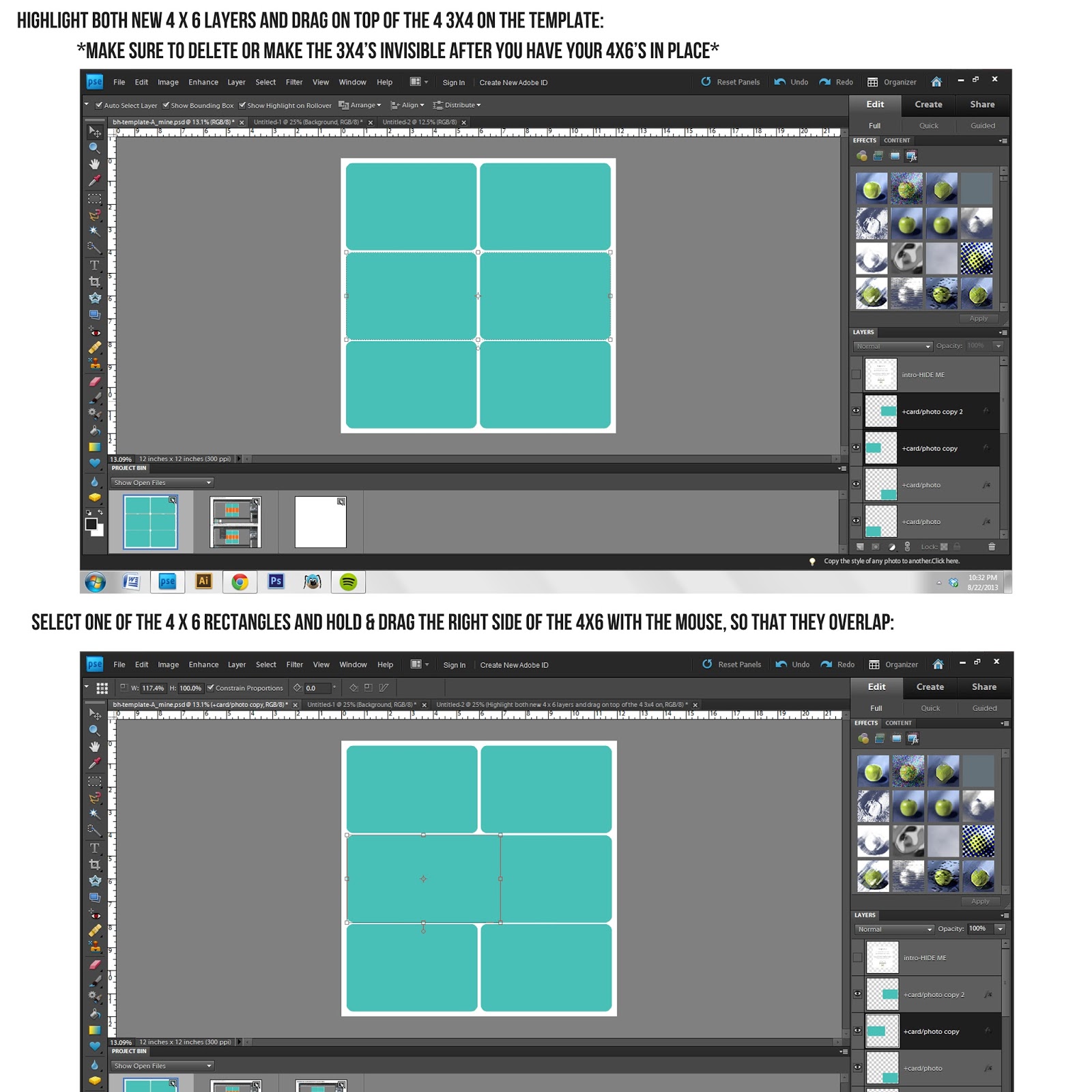 Digital Project Life Tutorial: Creating a 4 x 12 photo