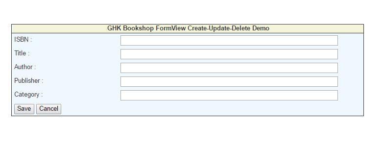 Asp Formview Crud With Entity Framework Vb