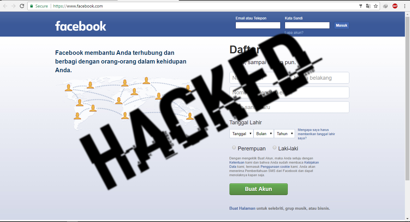 Cara membuat phising facebook GRATIS dan mudah