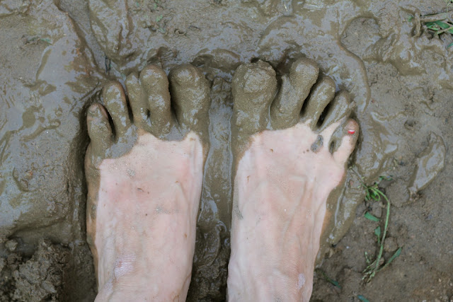 meg + andy: a mud party...