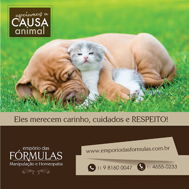 Empório das Fórmulas - Arujá: Apoiamos a Causa Animal