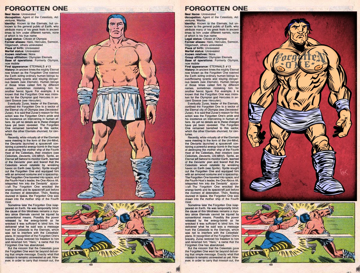 The Official Handbook to the Marvel Universe - REDUX Edition: FORGOTTEN ...