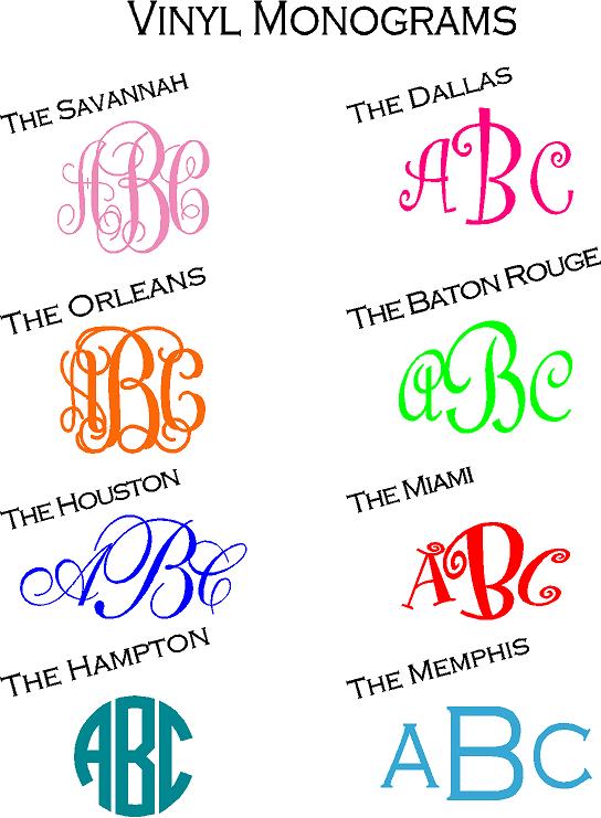 WordArt: monograms