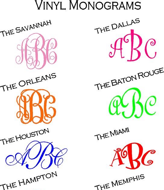 WordArt: monograms